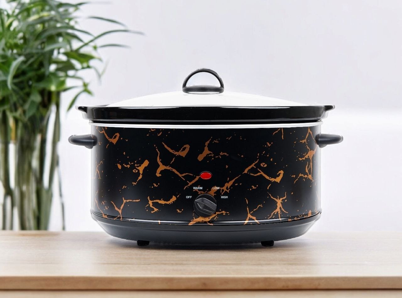 Vicenza Slow Cooker Hitam Marmer VSC01MB